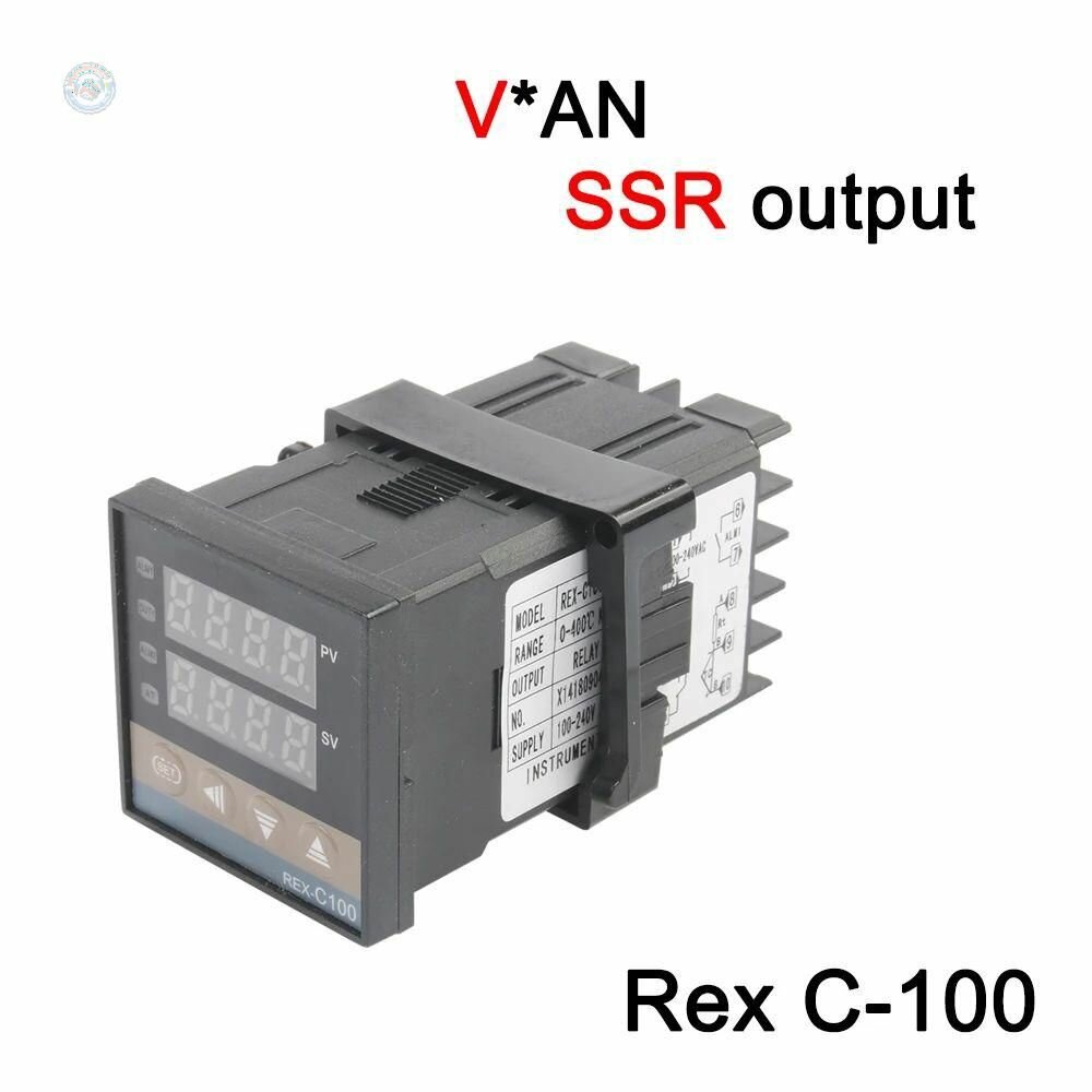 Блок контроля температуры с входом термопары K и твердотельным реле для точного управления нагревом и охлаждением