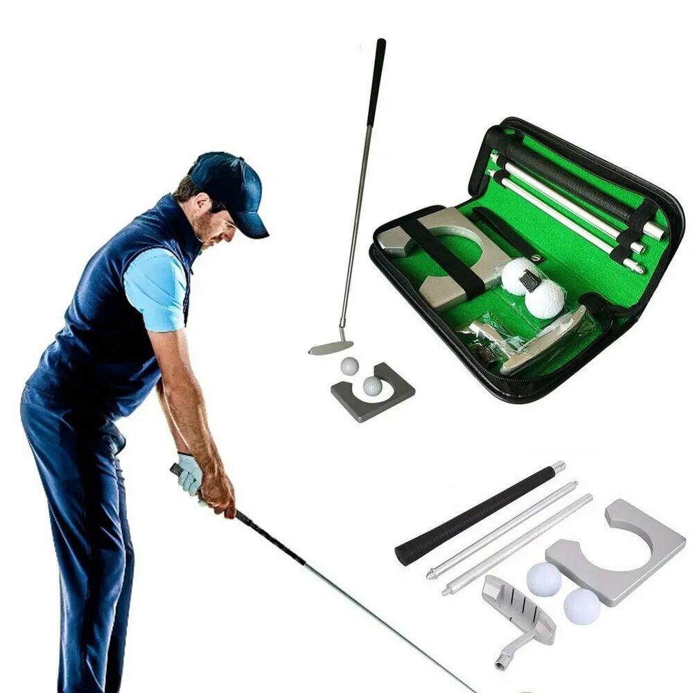 Комплект для игры в гольф "Новичок", для офиса и дома, 31 см