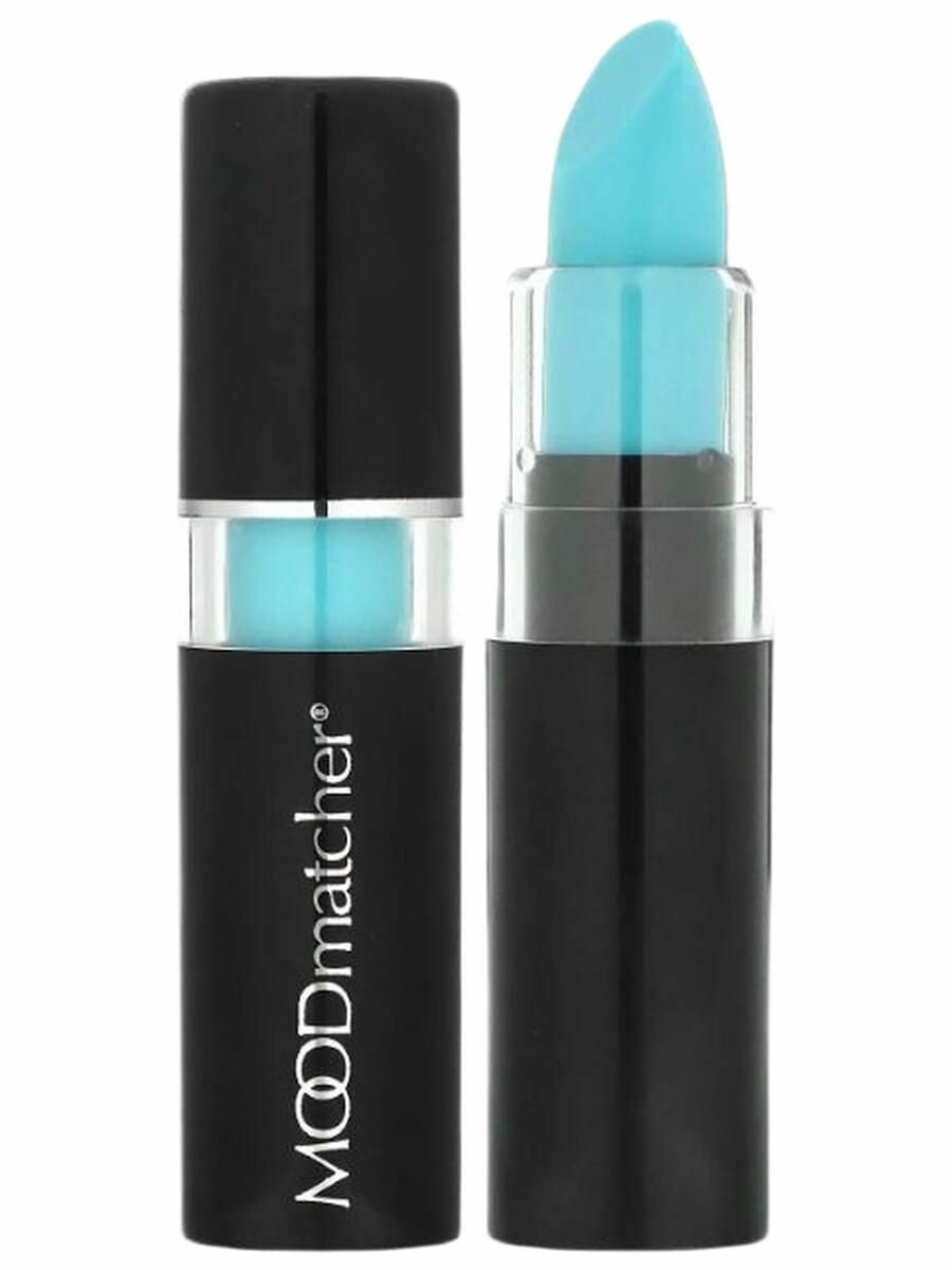 MOODmatcher, Губная помада меняющая цвет, голубая, 3,5 г