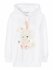 Худи Stella McCartney Rabbit-print ribbed hoodie, размер 34, , бежевый/белый