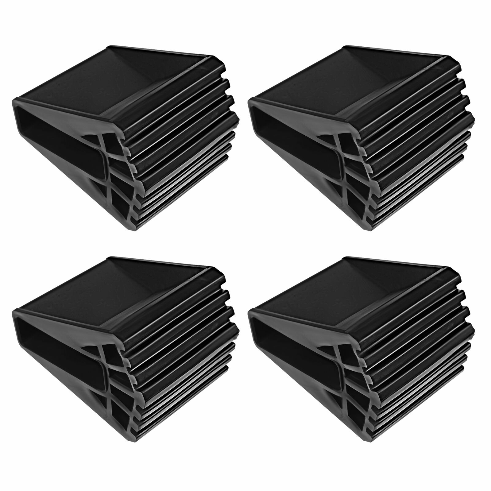 Набор Из 4 Чехлов Для Ног Лестницы VILLCASE Противоскользящие Защитные Бамперы Из Пвх Для Расширительной Лестницы