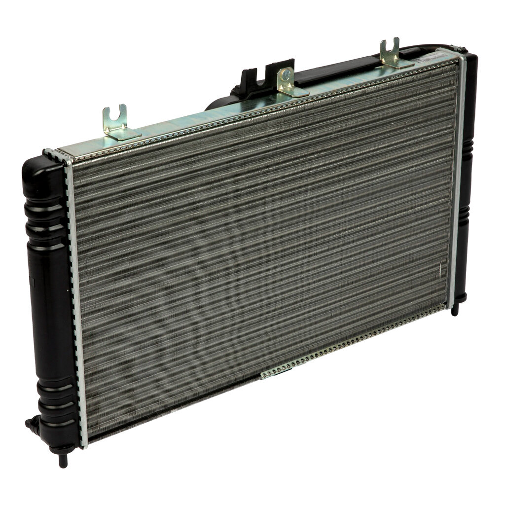 Радиатор с трубопроводами и электровентилятором в сборе для Лада Приора