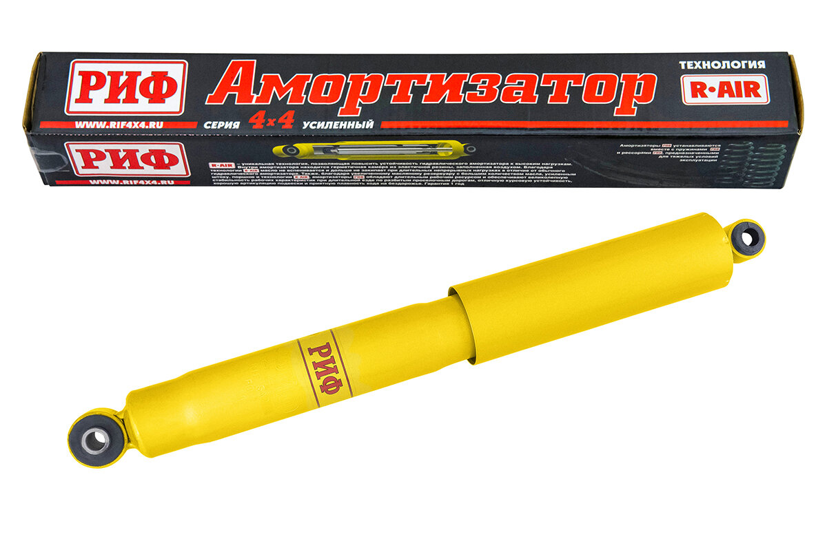 Амортизатор усиленный РИФ задний Nissan Navara D40 лифт 50 мм арт. SA243