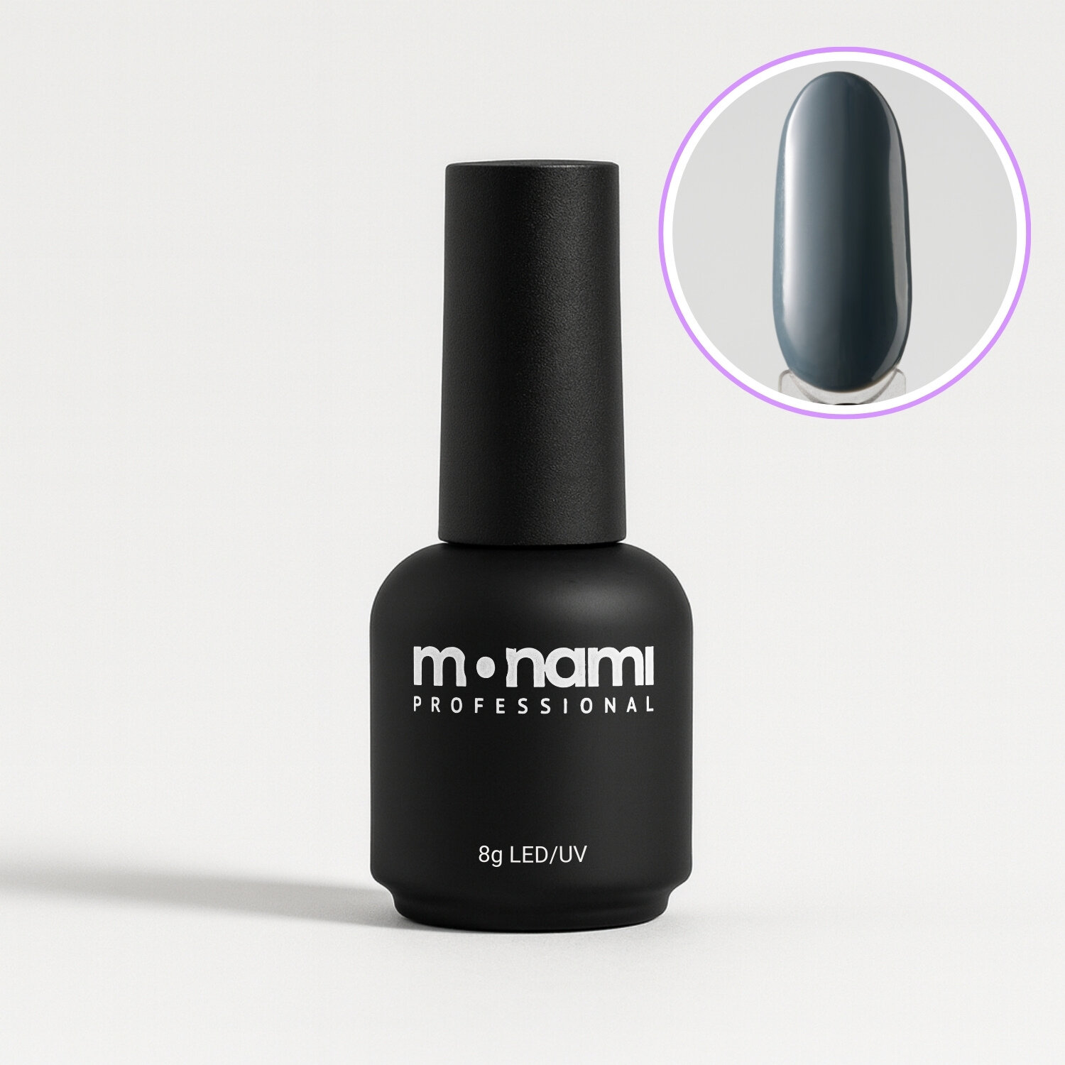 Гель-лак Monami Space Gray Case 8 г холодный серый оттенок теневой стороны луны