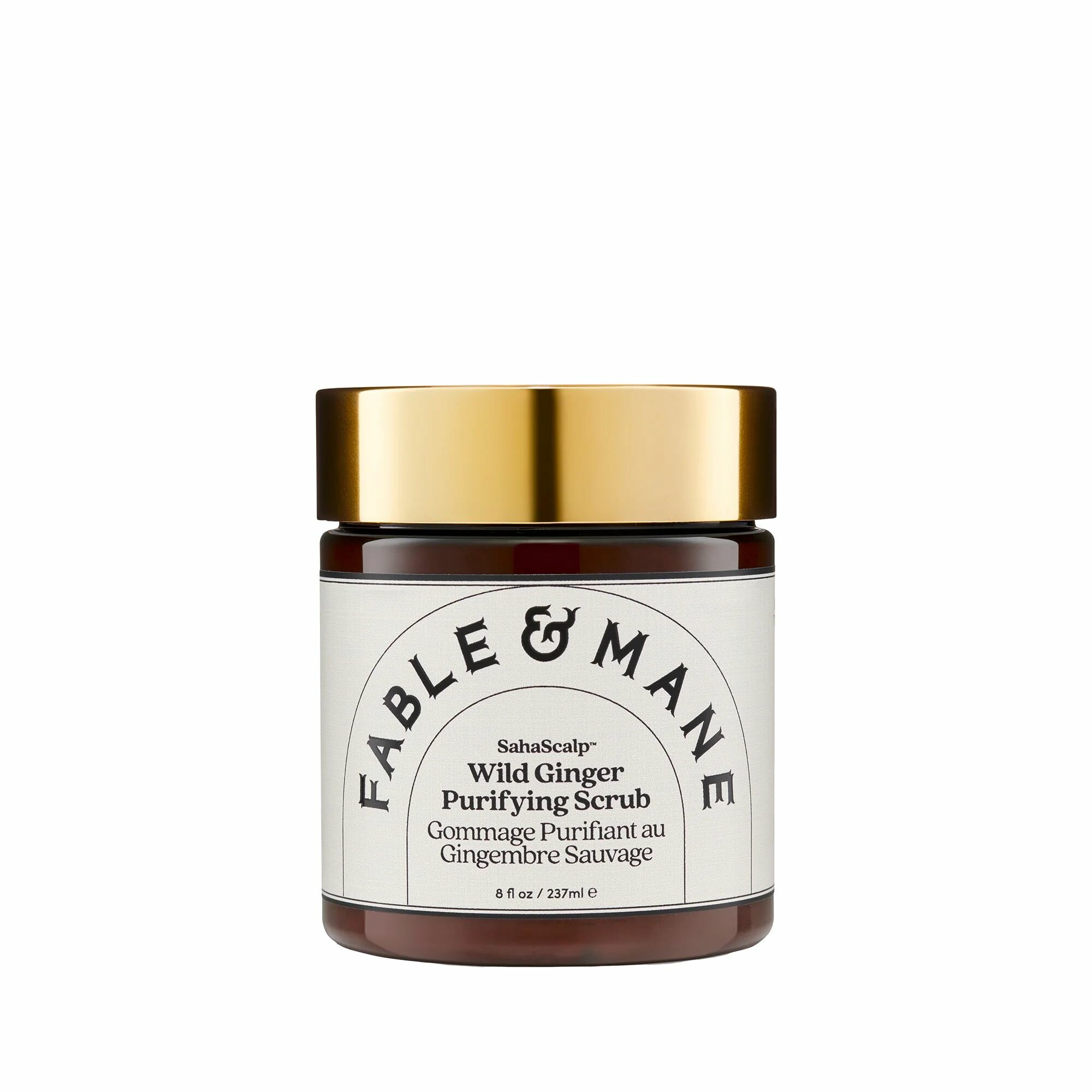 Мягкий отшелушивающий скраб для волос и кожи головы с диким имбирем Fable&Mane Wild Ginger Purifying Scrub 237ml