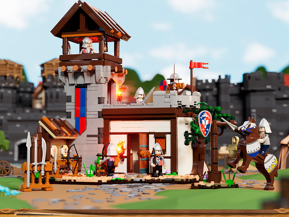 Конструктор Funwhole F9048 Конструктор Рыцарский тренировочный лагерь