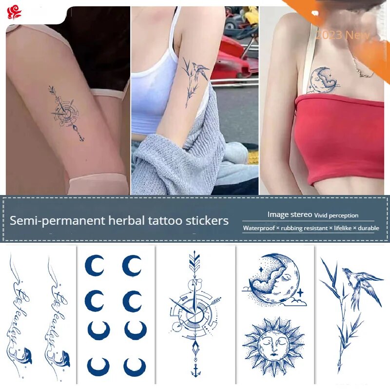 Temporary Tattoos Smvp Cute Flower