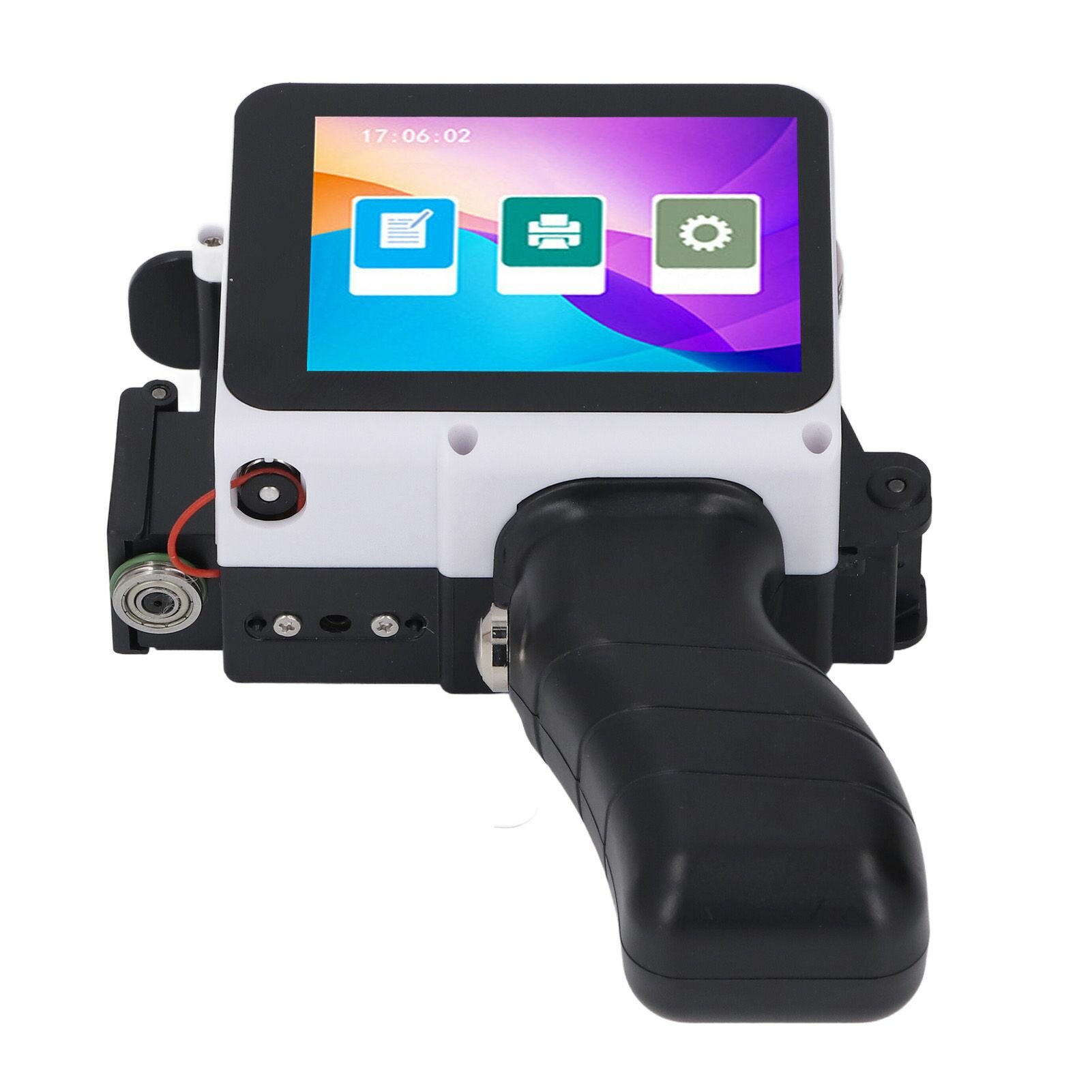 Портативный принтер 12.7мм, струйная печать штрих-кодов и дат, поддержка многоязычных материалов, с сенсорным экраном