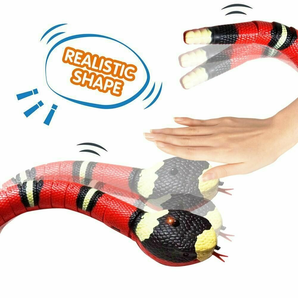 Smart Sensing Snake Cat Dog Игрушка электронная игрушка для домашних животных Интерактивная 2024-duzhao