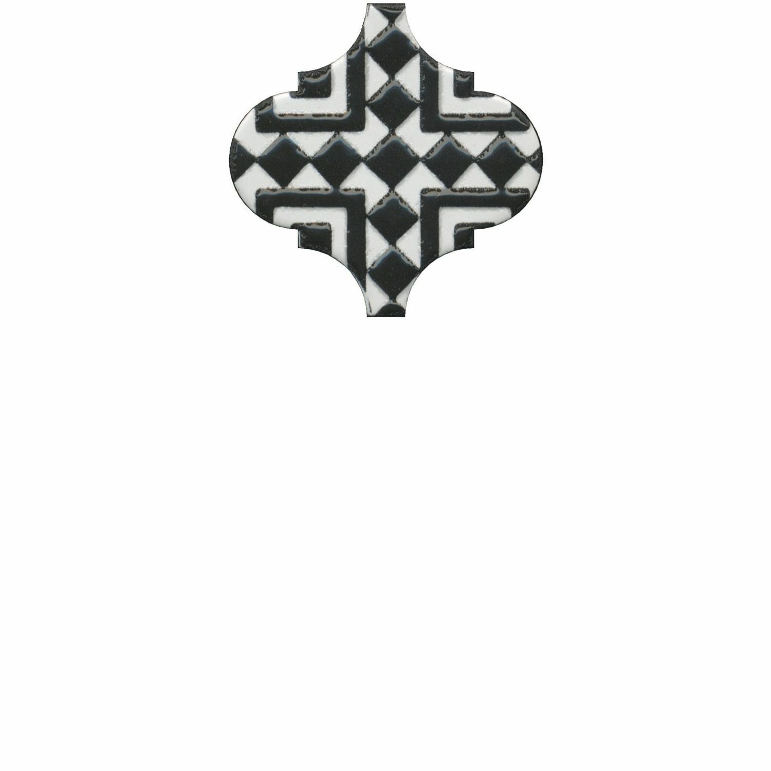 Керамическая плитка KERAMA MARAZZI OS/A25/65000 Декор Арабески глянцевый орнамент 6,5х6,5х7 Цена за 1/шт