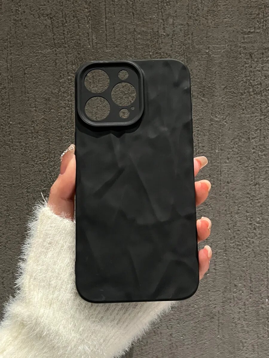 Чехол О'Кейси для iPhone 14 Pro Max, с защитой камеры, черный