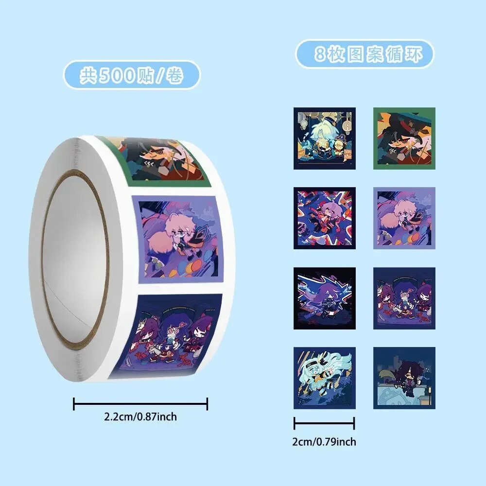 Набор стикеров Honkai: Star Rail Phainon 12 Square