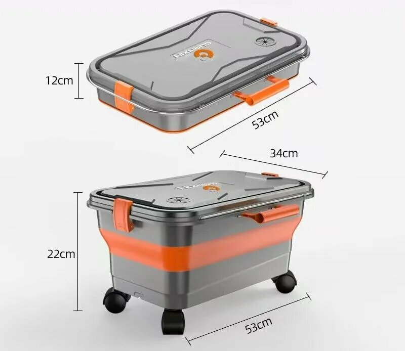 Складная передвижная цистерна для воды большой емкости объемом 22 литра