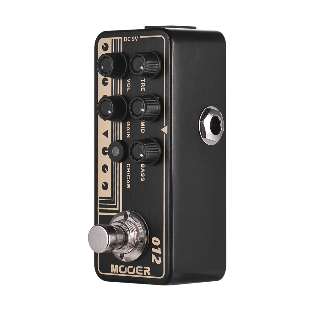 Mooer MICRO PREAMP Series 012 US GOLD 100 Цифровой предусилитель, педаль эффектов для гитары