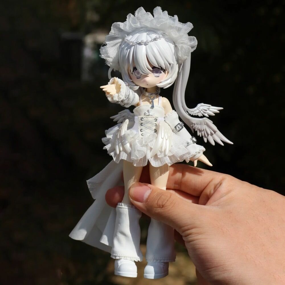 LEI-Doll Кукла BJD 1/12 шарнирная аниме с одеждой и аксессуарами. коллекционная. подарок для девочек