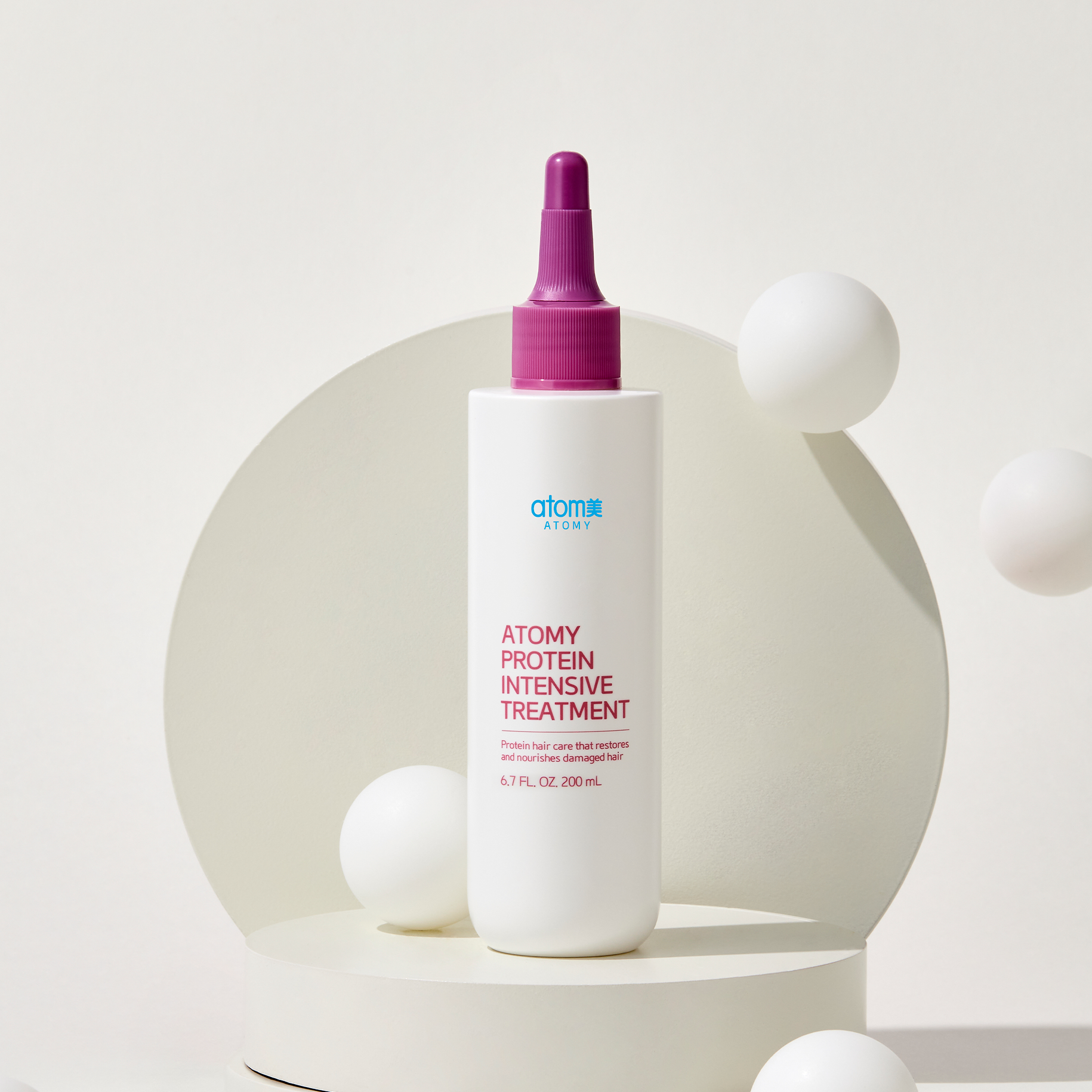 Интенсивное протеиновое восстановление для волос Атоми Тритмент/Atomy Protein Intensive Treatment, 200 мл, Корея