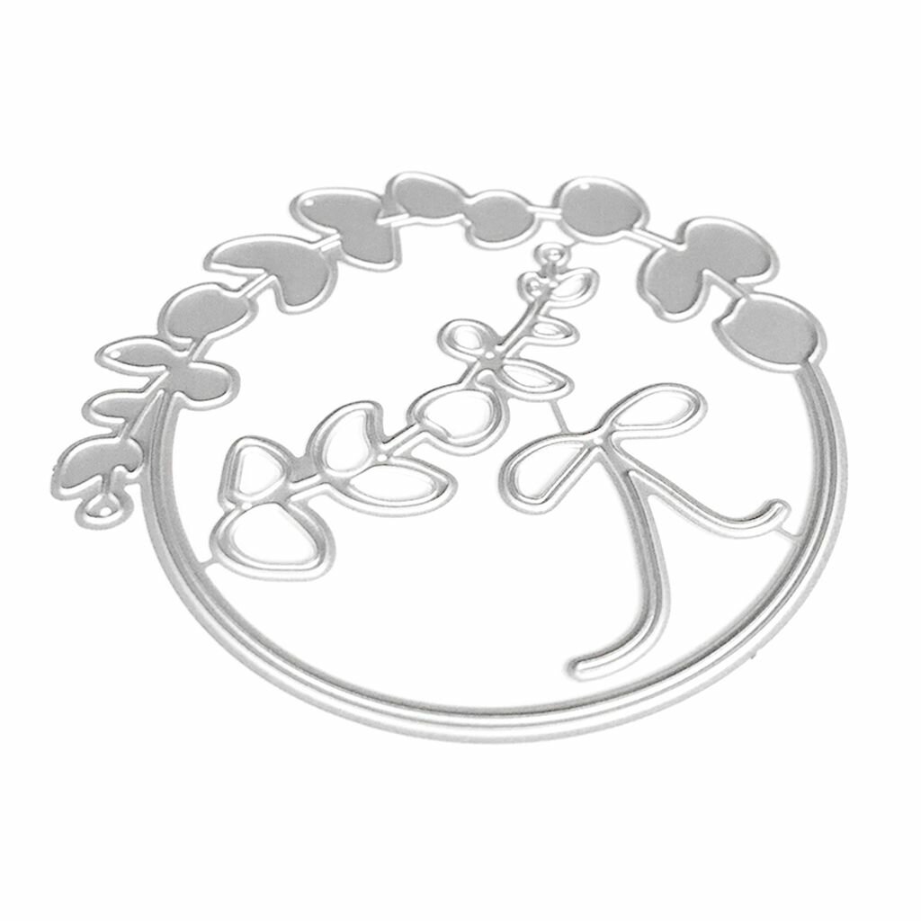 Листовой Бант Для Резки Металла Умирает Трафарет DIY Альбом Для Скрапбукинга Штамп Бумажная Открытка Embo