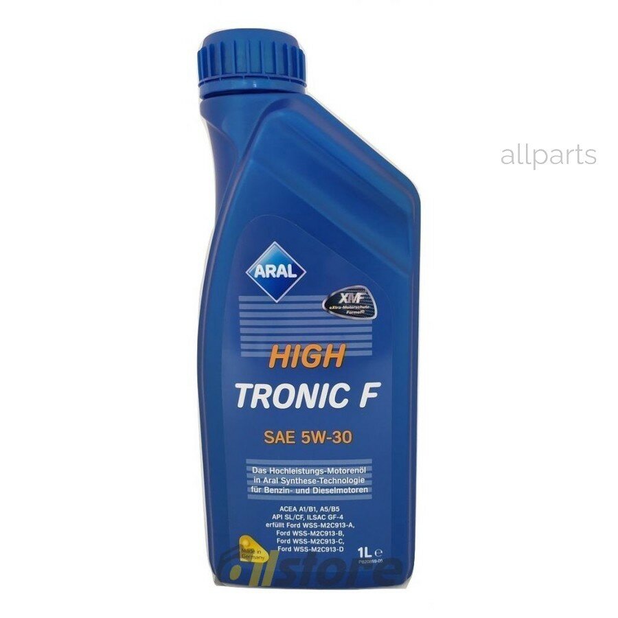 ARAL 10332 Aral масло High Tronic F 5W-30 (synt) 1л.