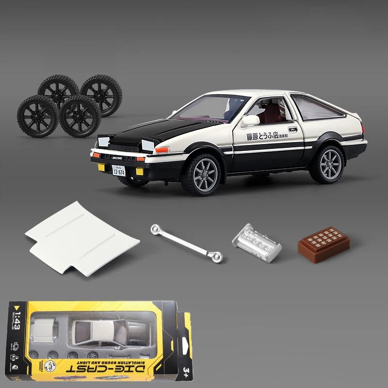 Maisto 1:43 Toyota AE86 Black Box