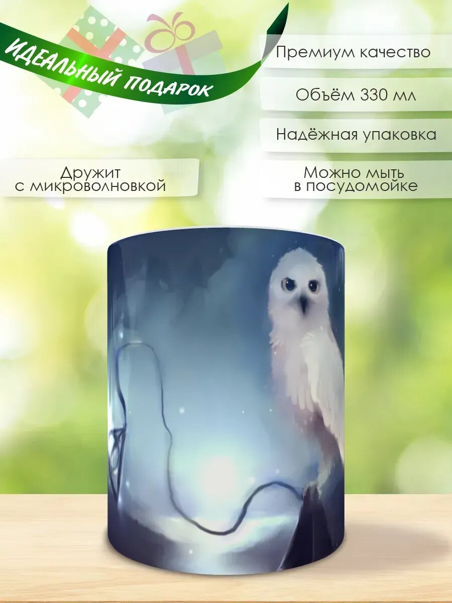 Брелок №4 и Кружка Сова Гарри Поттера