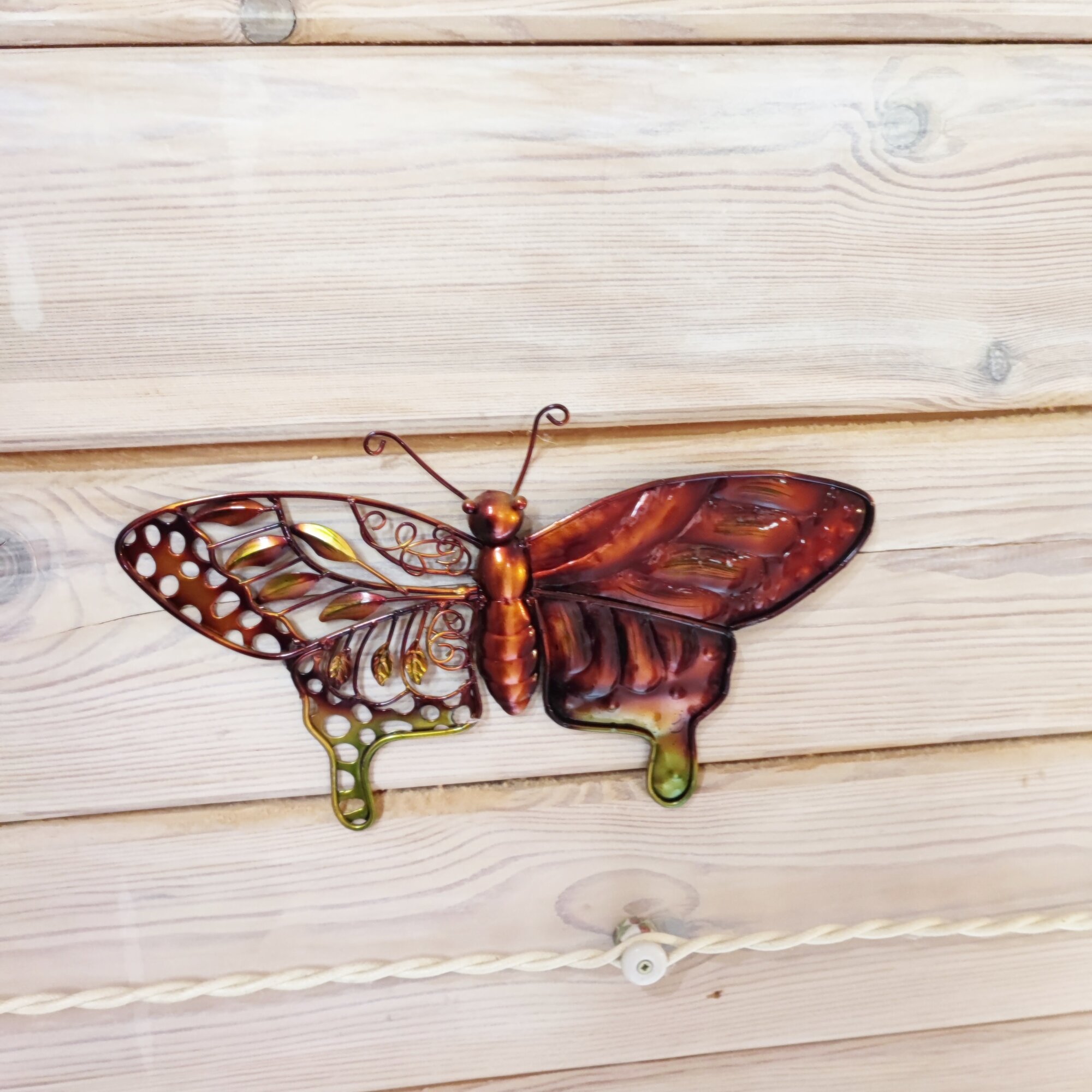 Настенный декор Staer "Бабочка. Узоры природы", металл, 23,5x14,5х1 см