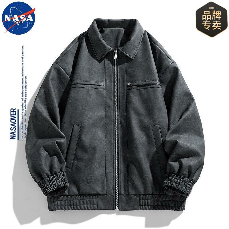 Куртка-бомбер в стиле ретро в американском стиле, осенне-зимняя повседневная куртка для пар мужчин и женщин, дизайн с несколькими карманами на лацканах, свободная версия
