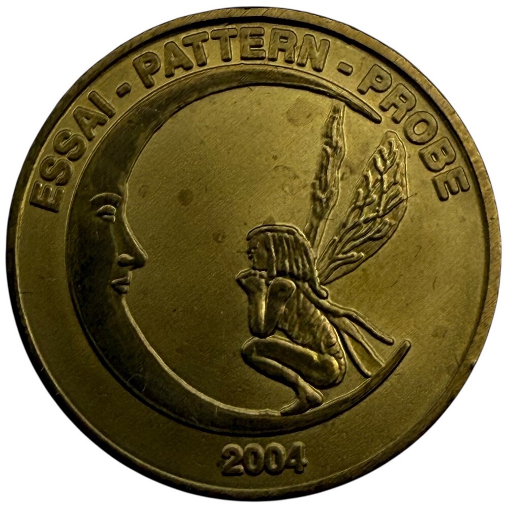 Исландия 50 евроцентов (Xeros Ceros) 2004 г. (Проба)