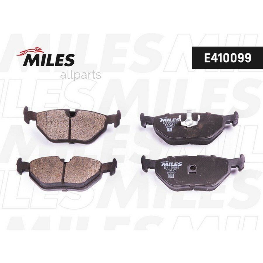 MILES E410099 Колодки тормозные BMW E32/E34/E36/Z3 >03 задние