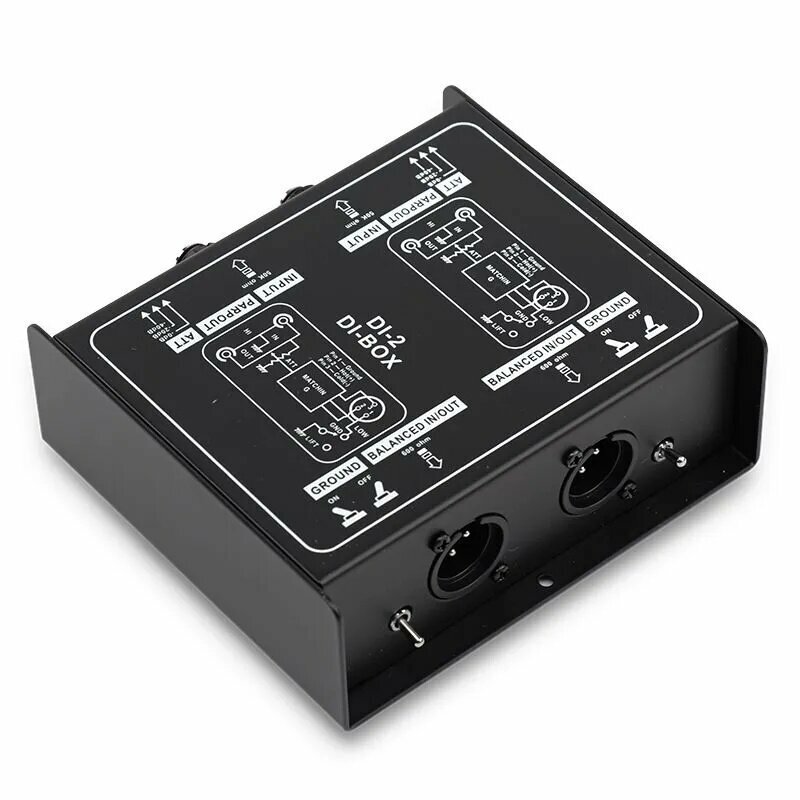 DI BOX пассивный аудио изолятор DIRECT BOX преобразователь импеданса эффекты DI-box