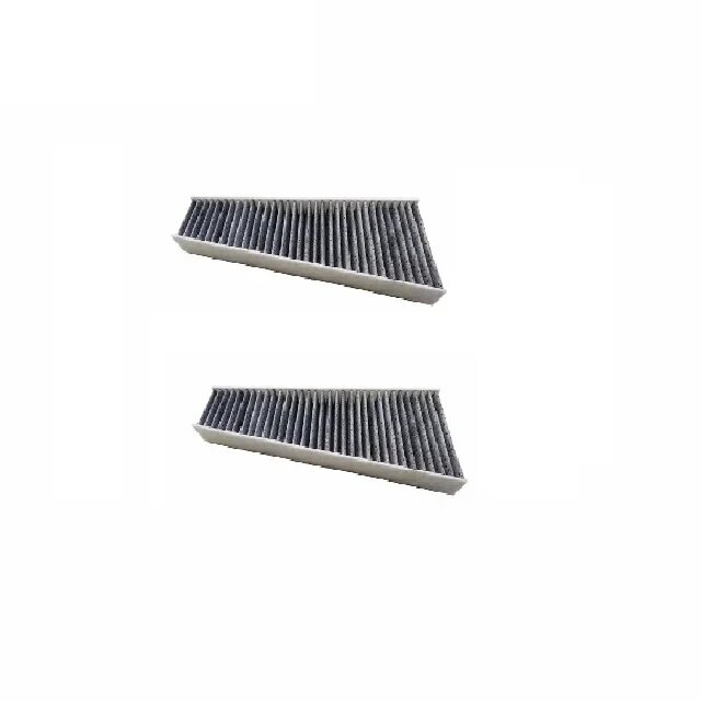 Внешний воздушный фильтр салона для Audi A4 B8 Q5 8R OEM 8KD 819439 8КД 819441 2 Pcs White Filter