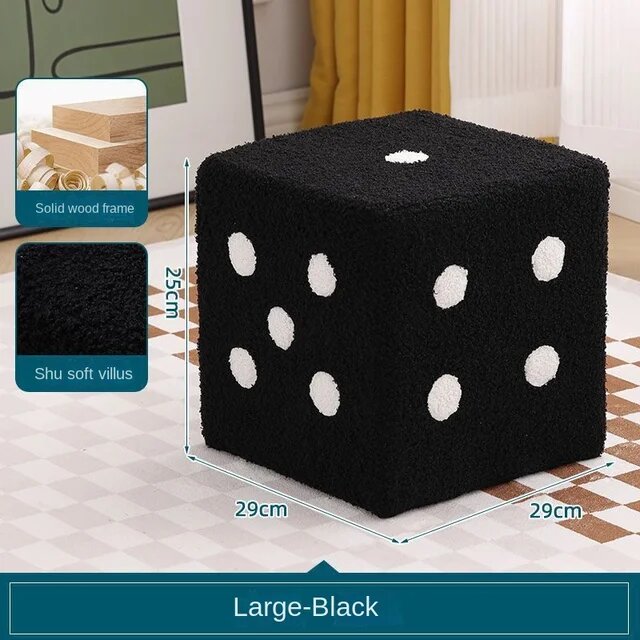 Бархатный табурет из ягнёнка, игровой табурет для дома, гостиной, прихожей, детский, низкий, деревянный, для пеленания обуви, подставка для ног, мебель для пирса