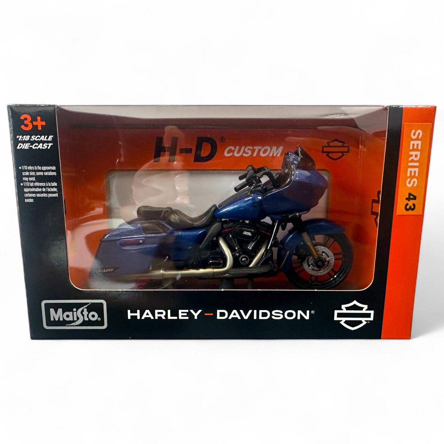 Мотоцикл 1:18 Maisto 2022 Cvo Road Glide синий 31360