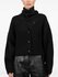 Кардиган Le Kasha Asymmetric-neck buttoned cardigan, размер OneSize, black/black