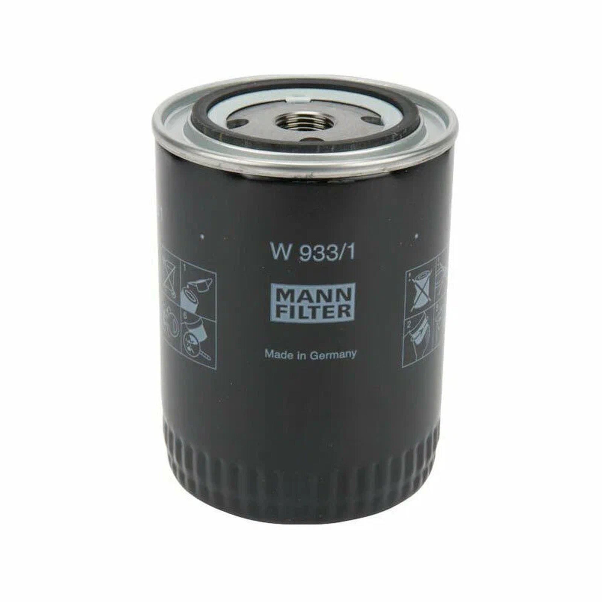 Фильтр масляный MANN-FILTER W9331, для Opel Omega/Frontera, металл