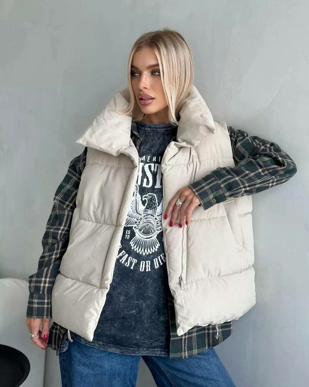 Жилет без капюшона