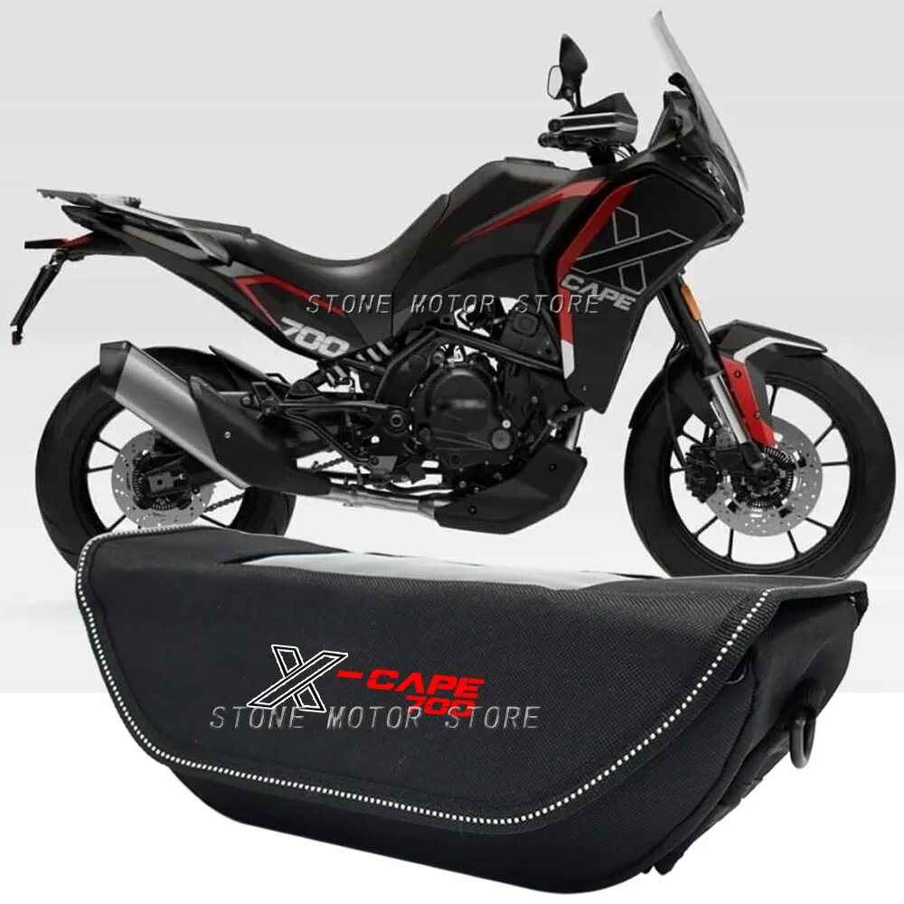 Сумка на руль для Moto Morini X-CAPE 700, черная