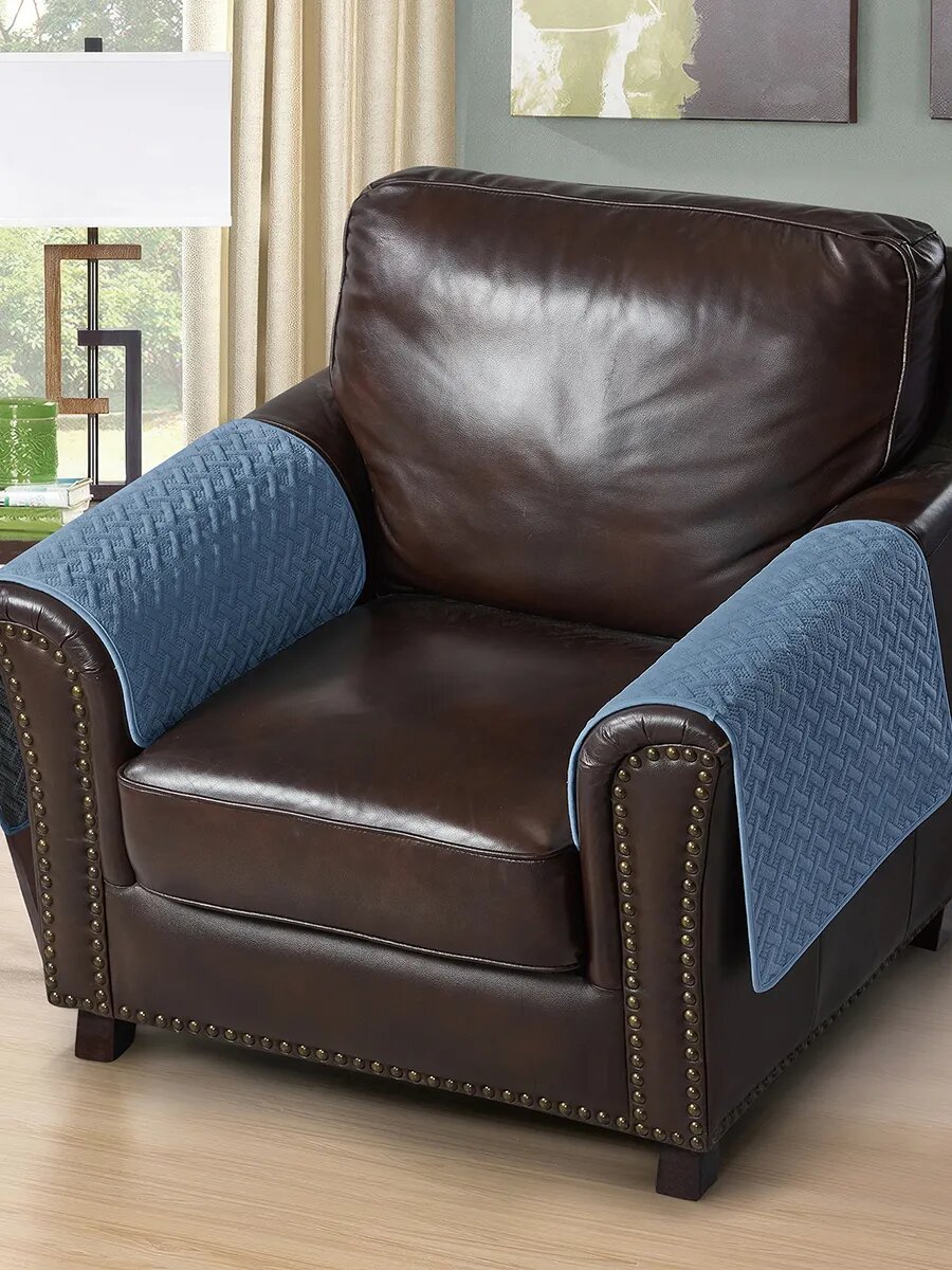 Накидка на подлокотник дивана 50х70 1 шт, дивандек Sofa