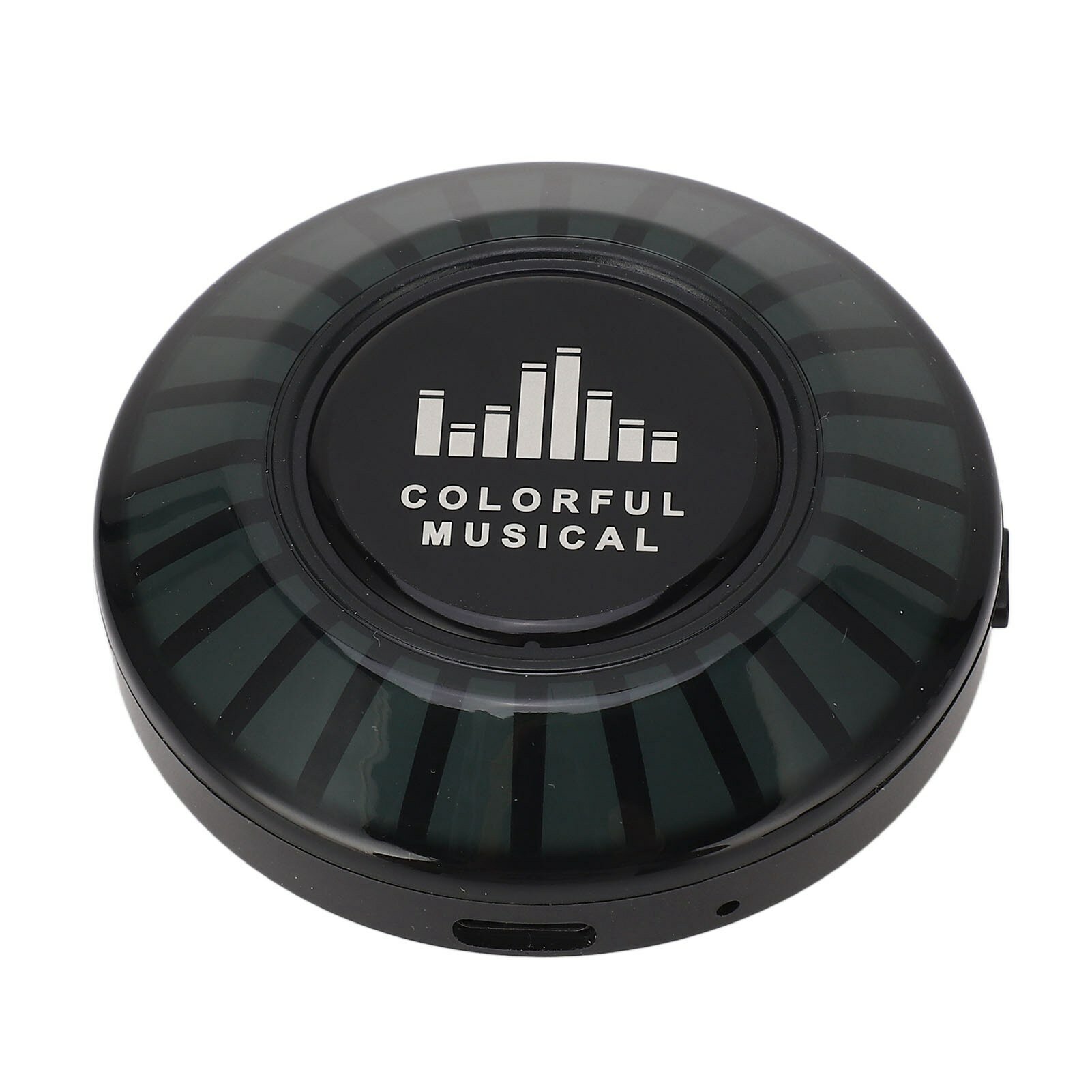 Красочный динамик костной проводимости, универсальный басовый стереозвук, RGB звукосниматель, тип C, 400 мАч, Bluetooth-динамик для автомобиля, дома