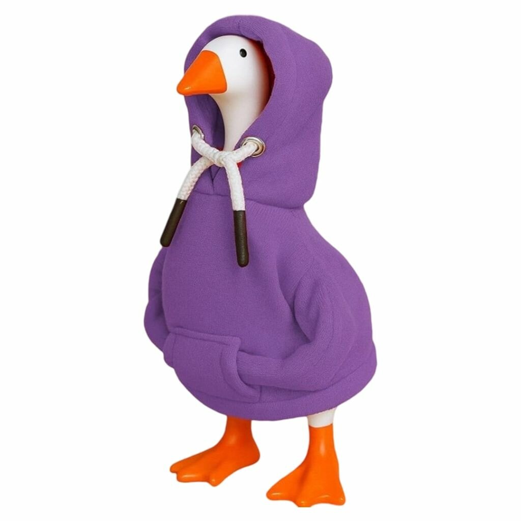 Толстовка с капюшоном Goose red-фиолетовая-6x16 см