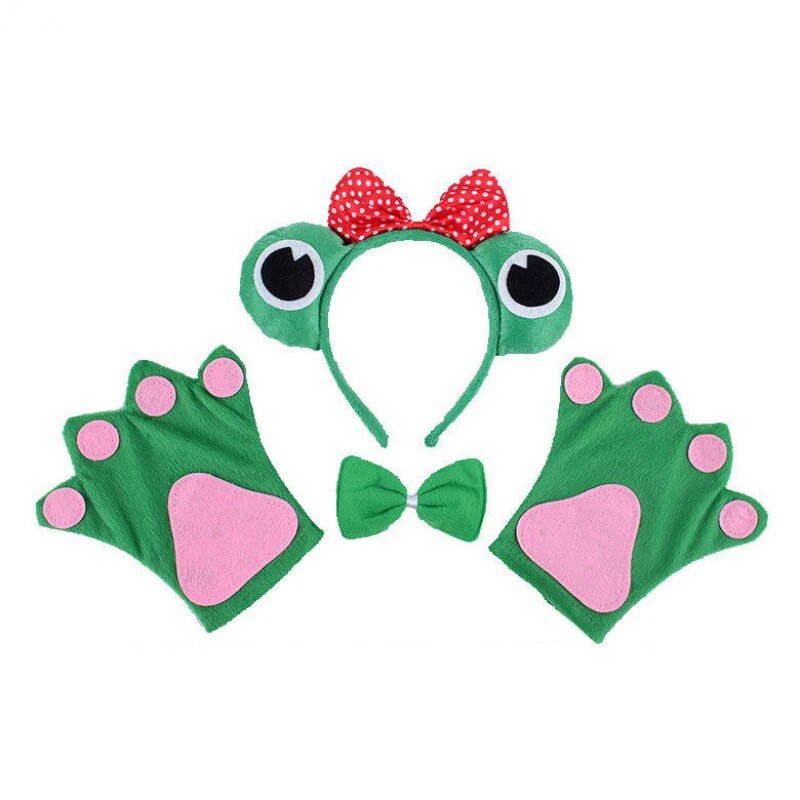 Косплей костюм Принцессы-лягушки для девочки frog princess 4pcs