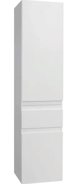 Шкаф-пенал для ванной Jacob Delafon Madeleine EB2069D-J51 R подвесной, 35 см, белый, матовый, с ящиком, с дверками, из МДФ