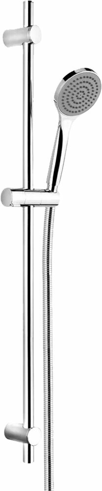 Душевой гарнитур Paini Torino TRCR121 хром, глянцевый, из нержавеющей стали, лейка для душа со шлангом и штангой, с функцией экономии воды