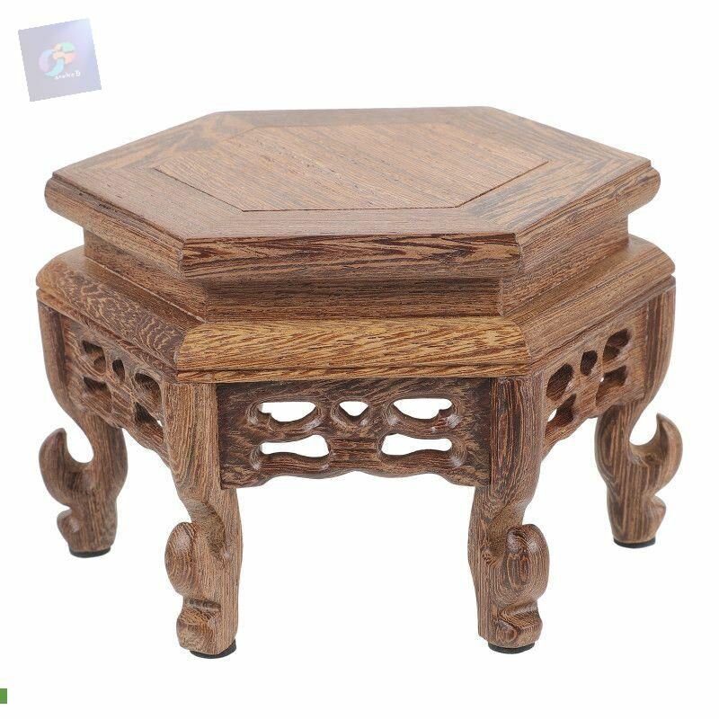 Подставка для вазы для центральных элементов, деревянная подставка для растений, бонсай, демонстрационная основа