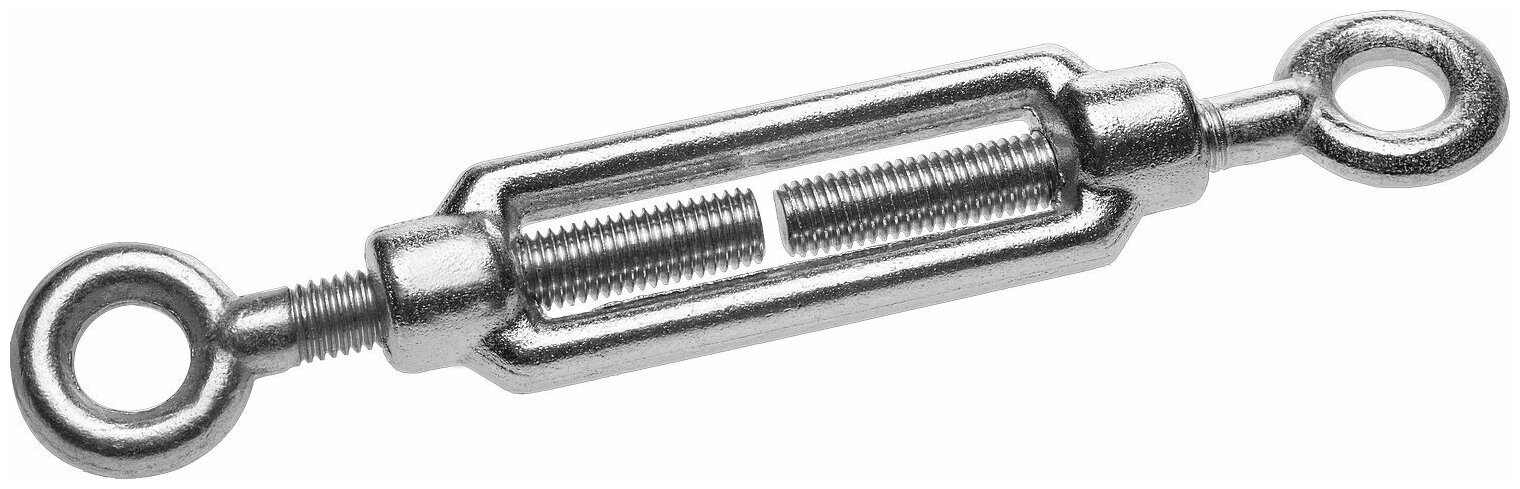 Талреп DIN 1480, кольцо-кольцо, М16, 2 шт, кованая натяжная муфта, оцинкованный, ЗУБР Профессионал