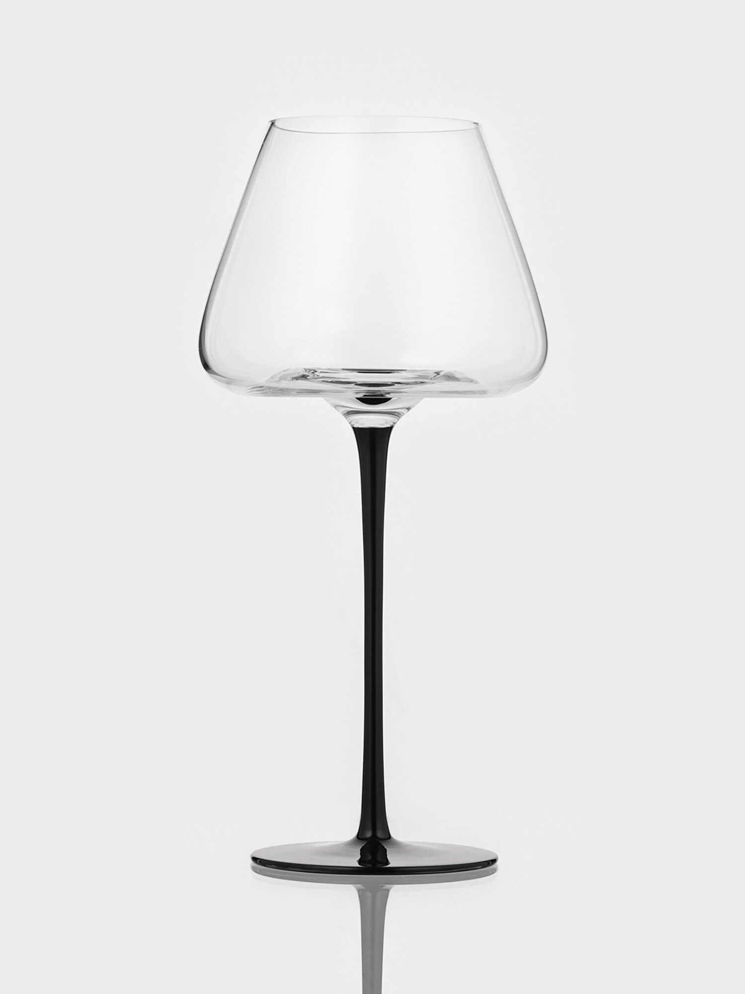 Бокал для вина Magistro «Амьен», 700 мл, h=25 см, стекло, прозрачный, чёрный