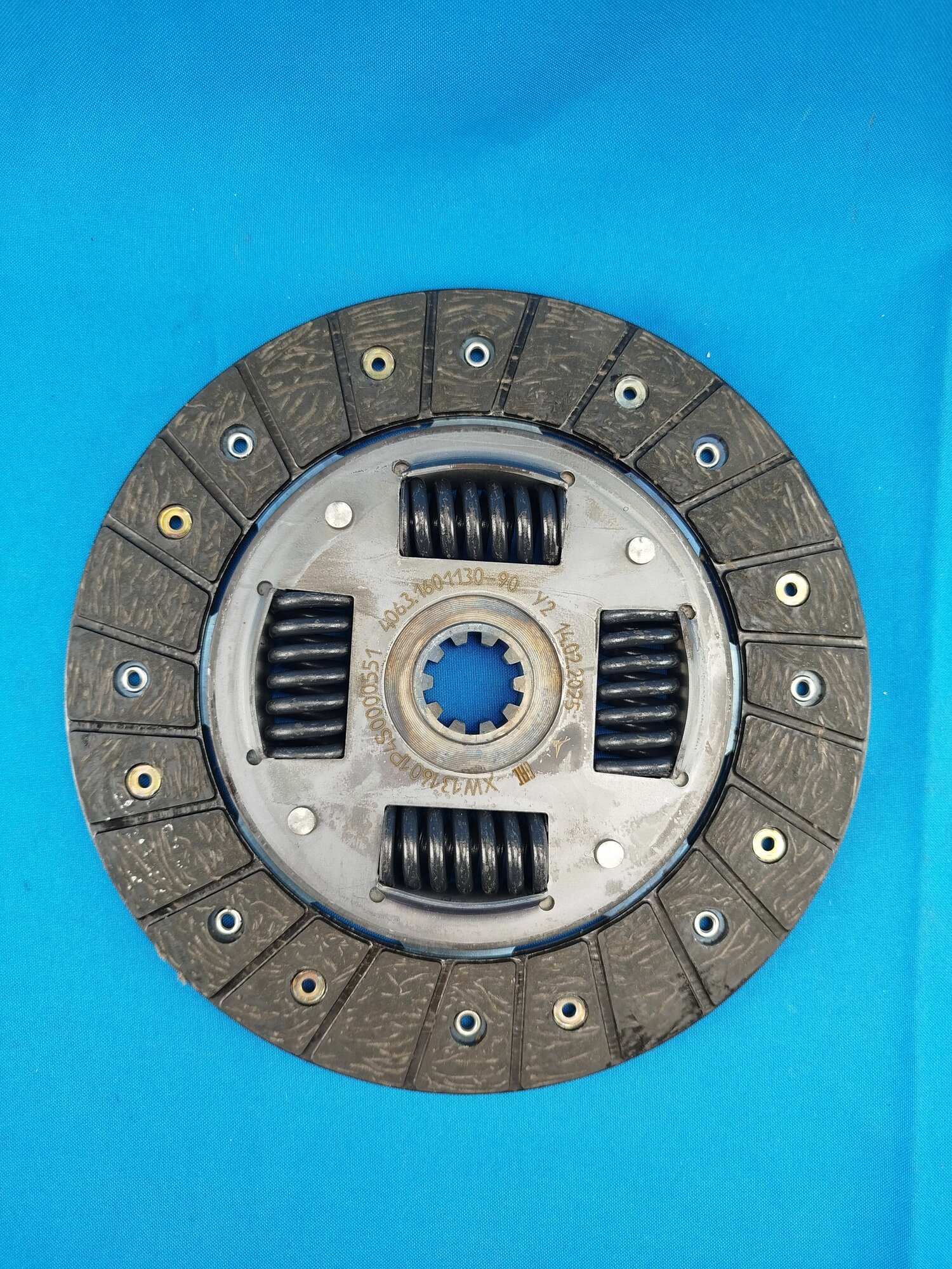 Диск сцепления ведомый "ЗМЗ" для а/м ГАЗ, УАЗ дв.402, 405, 406, 409, 4213, 4218, 4216 (двойной ресурс)