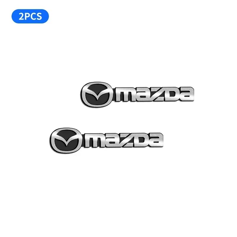 2шт. Металлические эмблемы Mazda для авто
