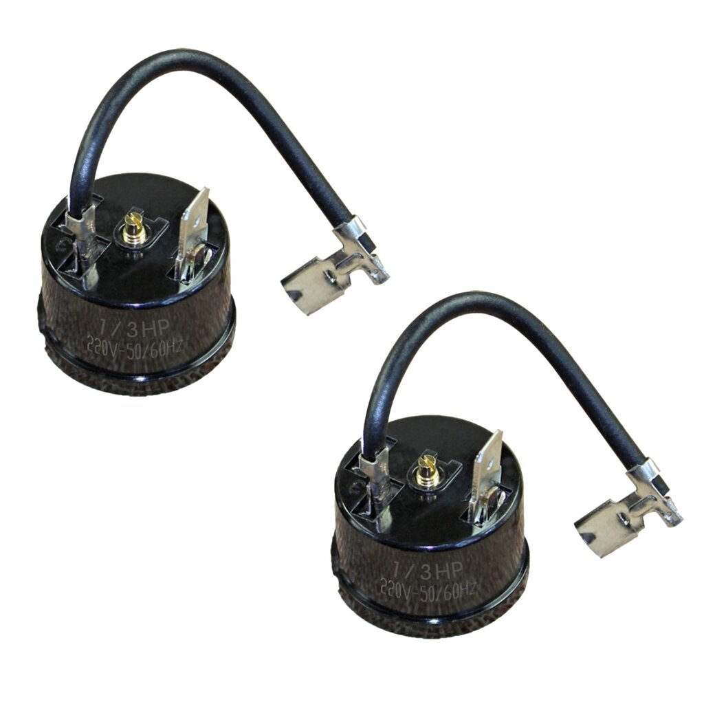2 шт. Тепловой защитный выключатель компрессора 1/2HP/1/3HP/1/4HP/1/5HP/1/6HP для замены, блок безопасности от перегрева