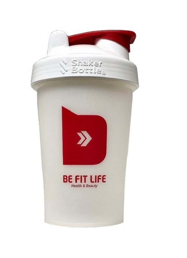 Шейкер спортивный (400 мл) (White color) (BE FIT LIFE)