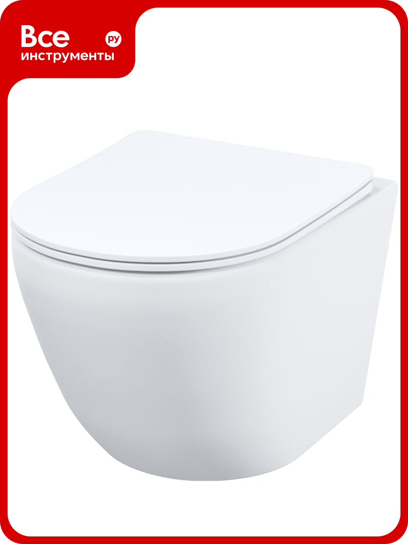 Унитаз подвесной безободковый IDDIS Blanco Q BLQNDSEI25, К унитазу подходит любая инсталляционная система